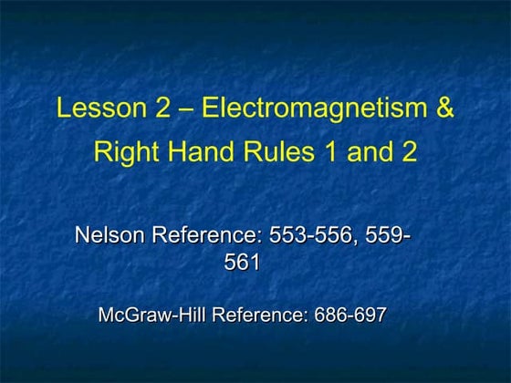 Grade 11, U5 L4-Electromagnetic Induction | PPT