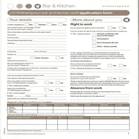 U5applicationform1 | PDF