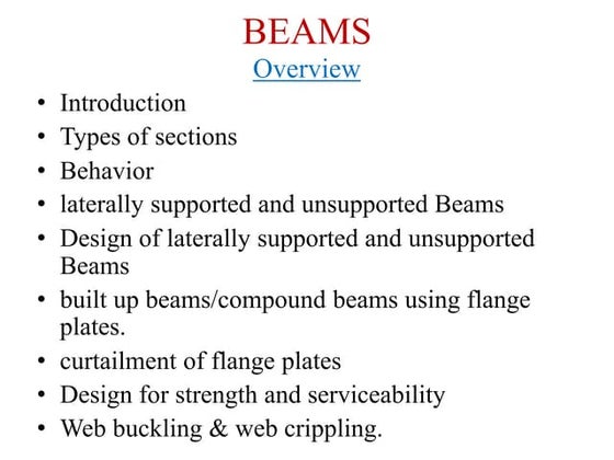 Types of beam | PPTX | Geology | Science