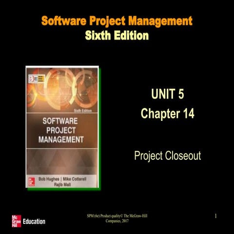 Chapter 14 project closeout | PDF
