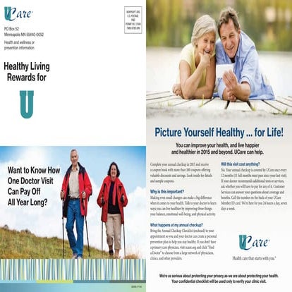 Medicare member engagement mailer | PDF