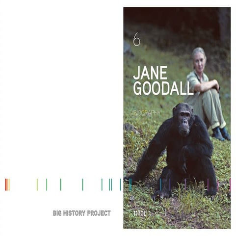 Jane Goodall work with chimpanzees in detail | PDF
