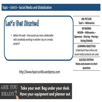U6 lesson 5 task 4 | PPTX