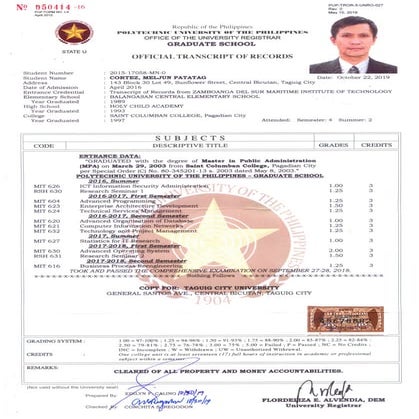 TOR PUP MSIT 2019 | PDF