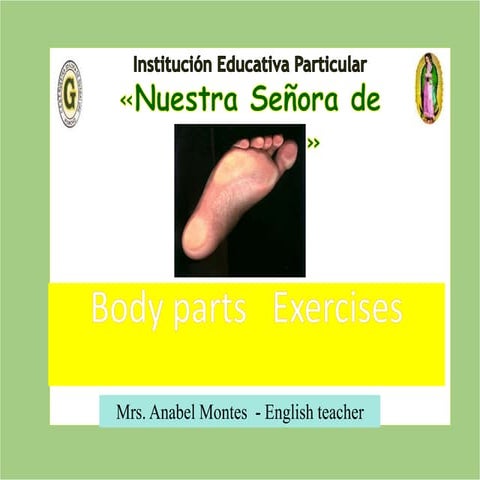 Body parts exercises 1° | PPTX