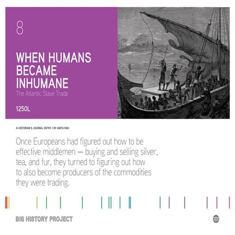 Unit 8: When Humans Became Inhumane: The Atlantic Slave Trade | PDF