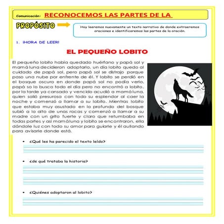 U8 S3 FICHA D3 COM RECONOCEMOS LAS PARTES DE LA ORACION 2.docx