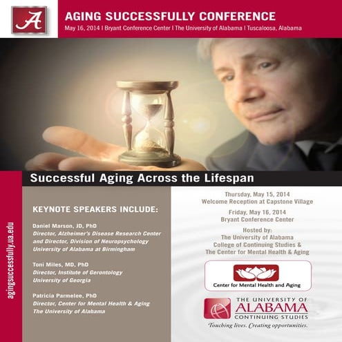 Aging Successfully Conference Brochure | PDF