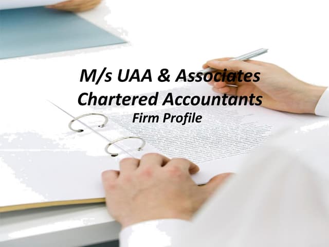 CA Firm Profile | PPTX