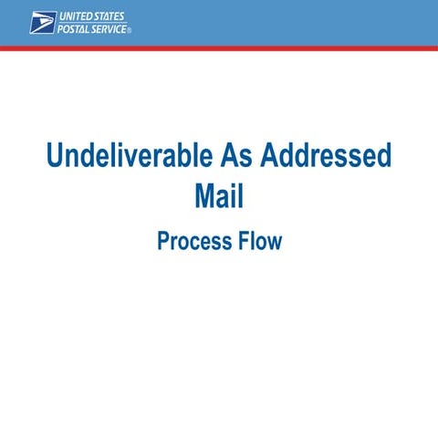 Undelivered Flow for Mail Systems Needed As Wanted | PDF