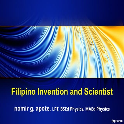 Filipino Inventions and Discoveries | PPTX