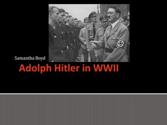 Adolf Hitler.pdf | Death, Injury, or Military Conflict | Sensitive Topics