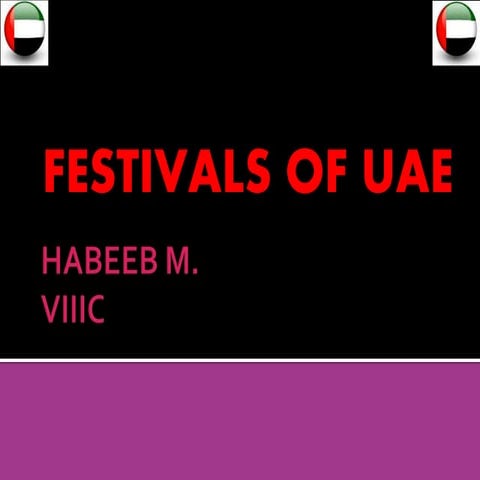 Uae national day ppt | PDF
