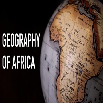 Geography Of Africa , grade 8yeeysyeyysyysye | PDF