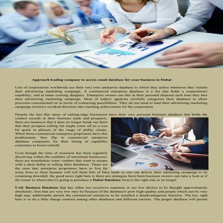 Uae Business Database Pdf