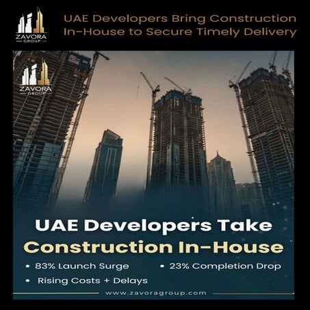 UAE Developers Go Vertical: Why In-House Construction is Reshaping Real Estate | PDF