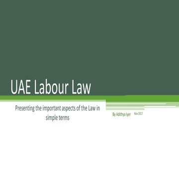 UAE Labour Law - Brief Presentation PPT - 2017.pptx