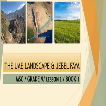 UAE LANDSCAPE & JEBEL FAYA, UNIT 3, MSCs CLASS 9.pdf