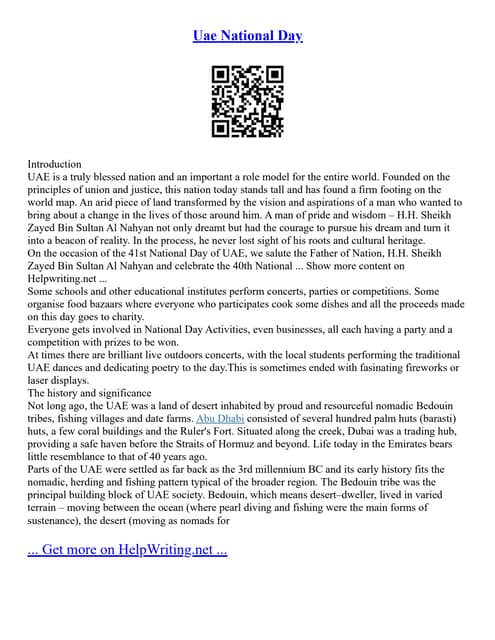 2 December UAE National Day - United Arab Emirates | PPT