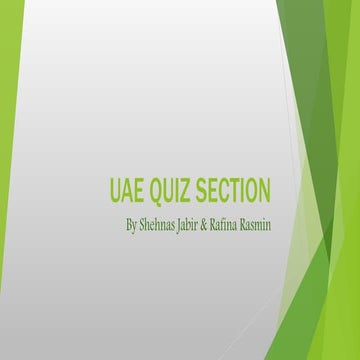 Uae quiz | PPTX