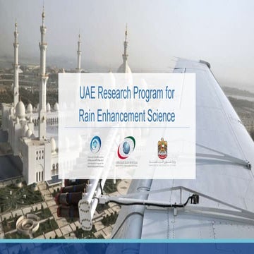 UAE Research Program for Rain Enhancement Science - Program ...