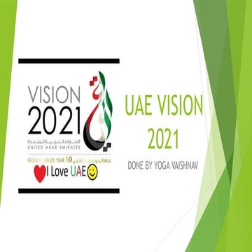 Uae vision 2021 | PPTX