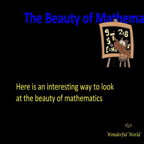 Beauty of mathematics | PPT