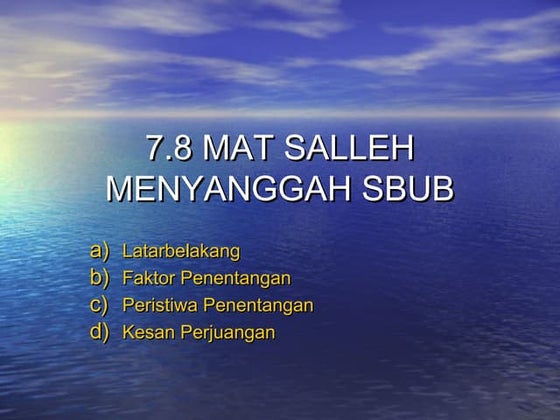 TOKOH-TOKOH PEJUANG DI SABAH | PPTX