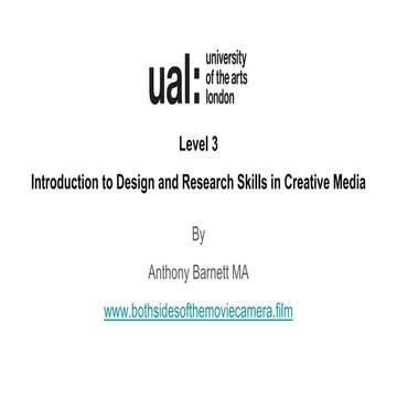Ual Level 3 Unit 2 media production Research | PPT