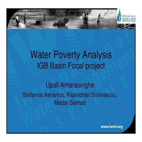 Agricultural water management in the context of climate change | PPTX