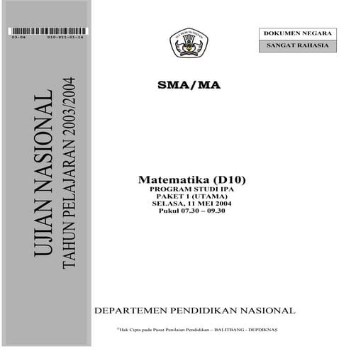 Uan Sma Mat 2003 2004 P11 Pdf