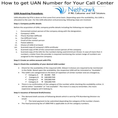 How to get UAN number in Pakistan | PDF