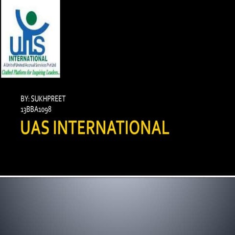 Uas international .sukhpreet | PPTX