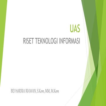 UAS RISET TI | PPTX