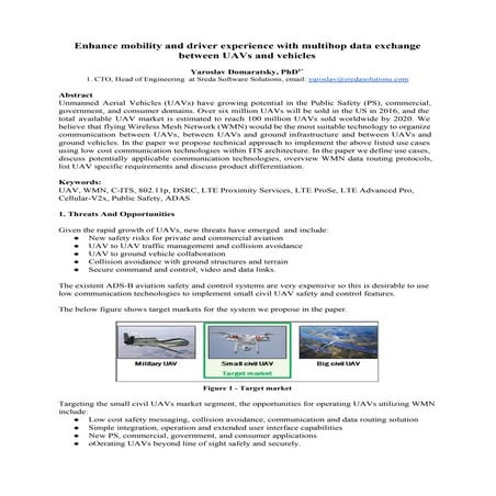 data communication using unmanned aerial vehicle | PPTX