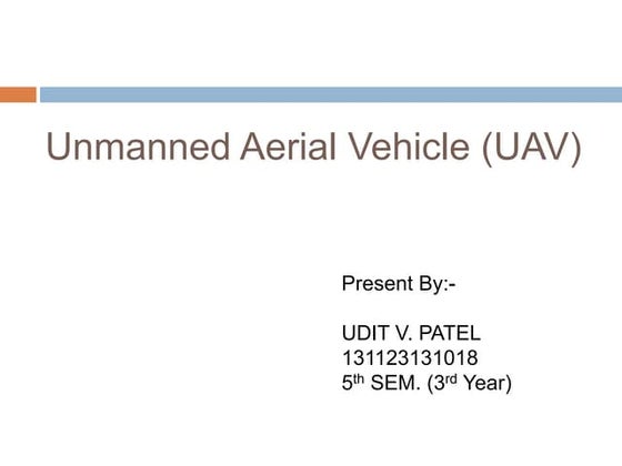 Uav presentation | PPTX