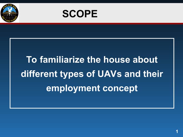 Uav presentation | PPTX