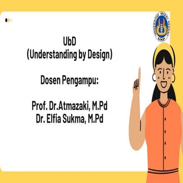 Understanding By Design is a ppt for education | PPTX