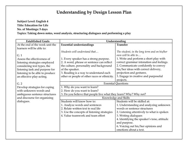 Detailed Lesson Plan in English 2 - (VERBS) | DOCX