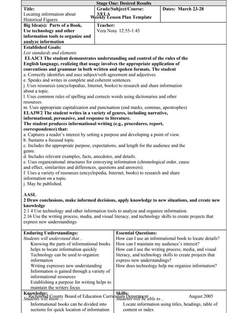 Study Of Religion Year Lesson Plan For Term One | PDF
