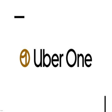 A digital marketing strategy presentation for Uber | PPTX
