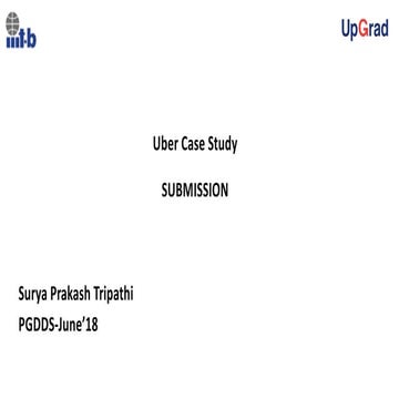 Uber case study_surya_tripathi | PDF