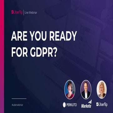 Are You Ready for GDPR? | PPT