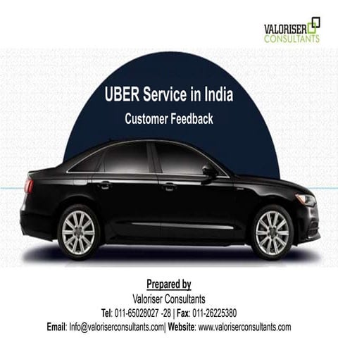 Uber Taxi Service in India - Voice of Customer (VoC) | PPT