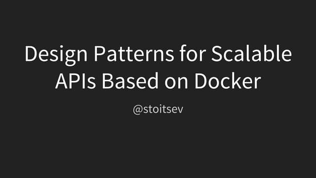 Design Patterns For Docker Applications Ppt 9774