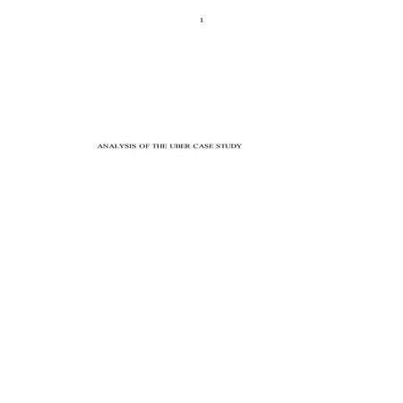 Uber leadership issues | DOCX