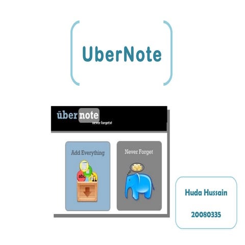 Uber note | PPT