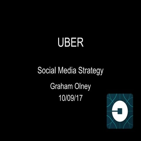 Uber Social Media Strategy | PPT