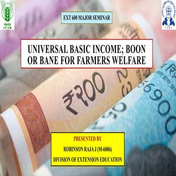 Universal Basic Income | PPTX