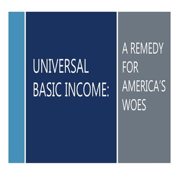 Universal Basic Income | PPTX